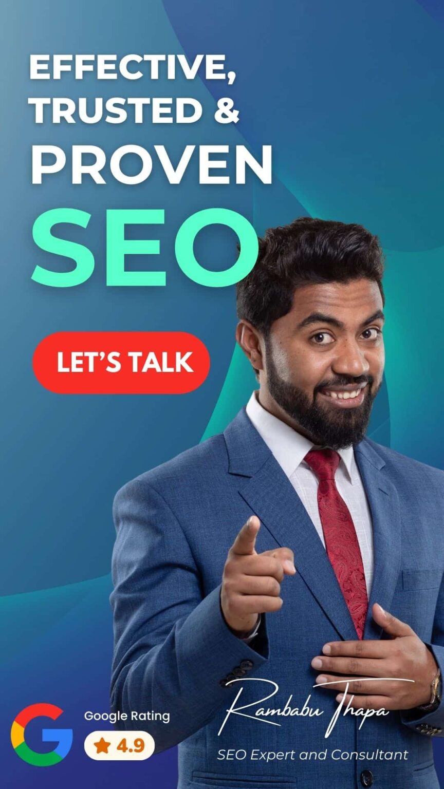Book SEO Consultation - Rambabu Thapa